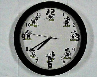 Mickey mouse clock | Etsy