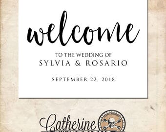 Elegant wedding sign | Etsy