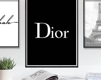 Christian dior logo | Etsy
