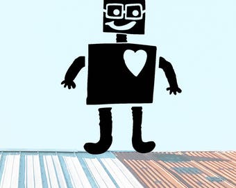 Robot sticker Vinyl Car Decal Sticker