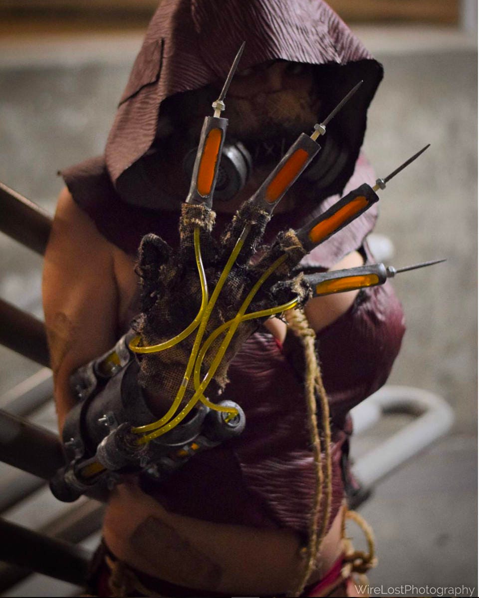 Scarecrow Gauntlet Batman Fear Toxin Glove Custom Order