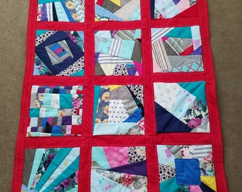 Crazy quilt block | Etsy