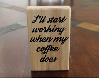 Funny desk sign | Etsy