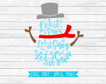 Snowman svg | Etsy