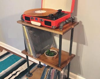 Record player stand | Etsy