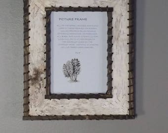 Birch bark frame | Etsy