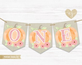 Fall birthday banner | Etsy