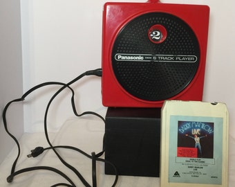 8-Track Player/ Recorder with 8 Tapes