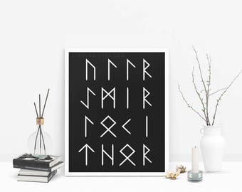 Viking poster | Etsy