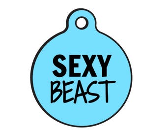Cheeky Fun Dog ID Tags for Funny Pets by BadTags on Etsy