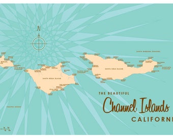 Channel islands | Etsy