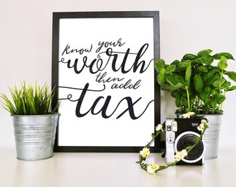 Tax office decor | Etsy