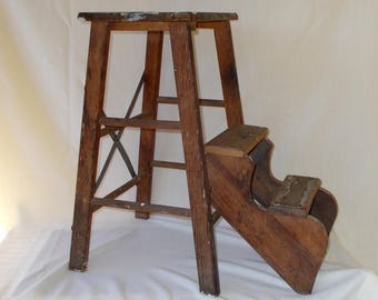 Vintage step stool | Etsy