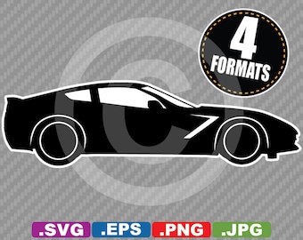 Svg corvette | Etsy
