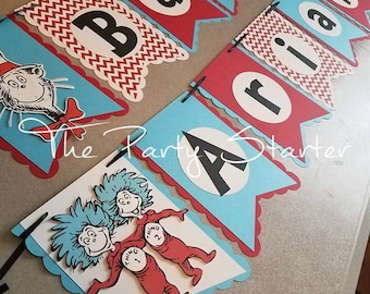 Dr seuss banner | Etsy