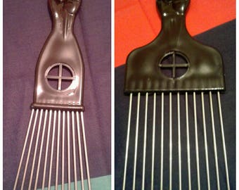 Afro pick | Etsy