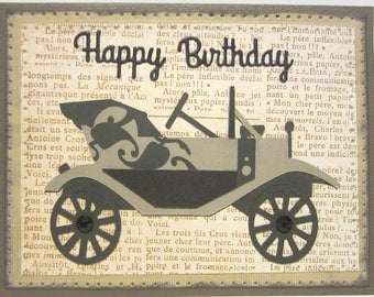 Classic car birthday | Etsy