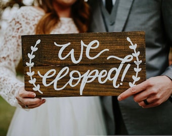 We eloped | Etsy