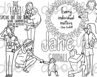 School Friends Digital Clip Art Set Instant Download