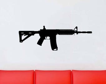 Rifle decal | Etsy