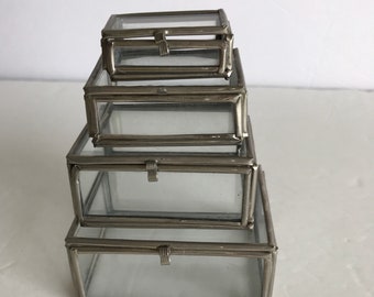 Small glass box | Etsy