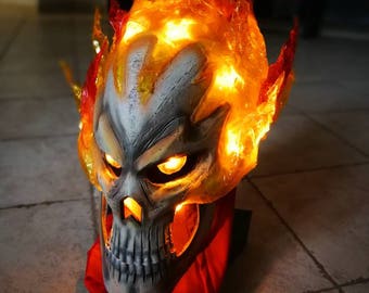 Ghost rider mask | Etsy