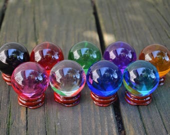 Crystal ball stand | Etsy