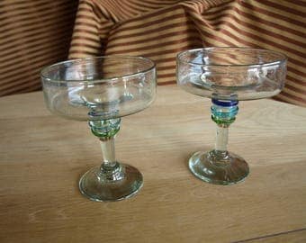 Hand blown glasses | Etsy