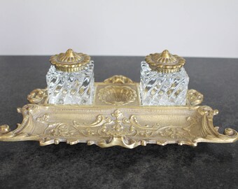 Double inkwell | Etsy