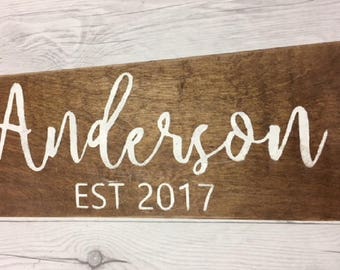 Established sign | Etsy
