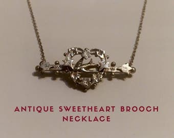 Sweetheart brooch | Etsy