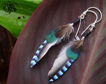 Feather earrings | Etsy