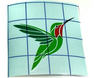 Hummingbird sticker | Etsy