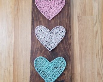 Heart string art | Etsy