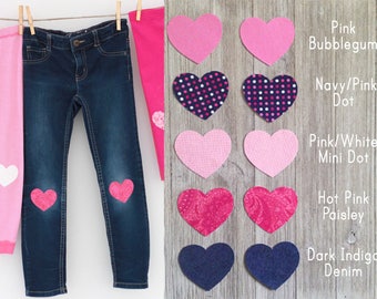 Heart patches | Etsy