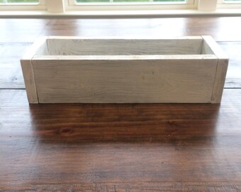 Wood box centerpiece | Etsy