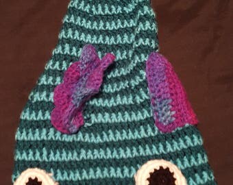 Crochet Fish Hat Pattern and Tutorial
