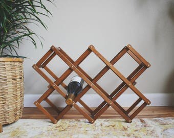 Vintage wine rack | Etsy