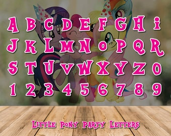 Little pony letters | Etsy
