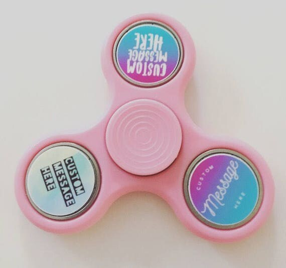Custom Message Spinner Personalized Fidget Spinner Bundle