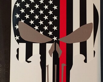 Punisher car decal | Etsy