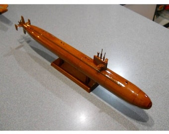 Wood submarine model | Etsy