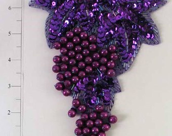 Grape applique | Etsy