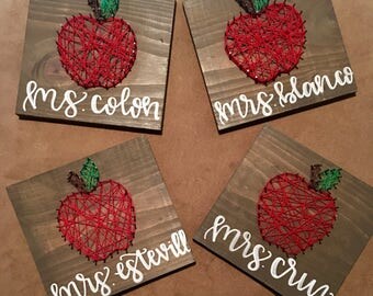 Apple string art | Etsy