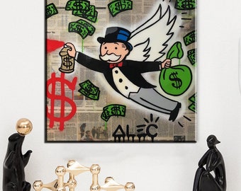 Alec monopoly art | Etsy