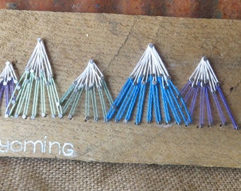 Mountain string art | Etsy
