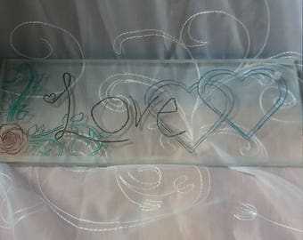 Standing sign love | Etsy