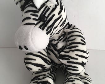 Zebra stuffed animal | Etsy