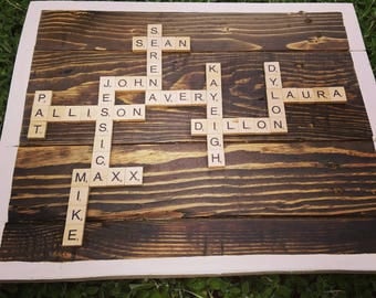 Scrabble board | Etsy