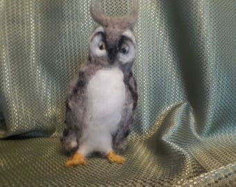 Needle felted owl | Etsy